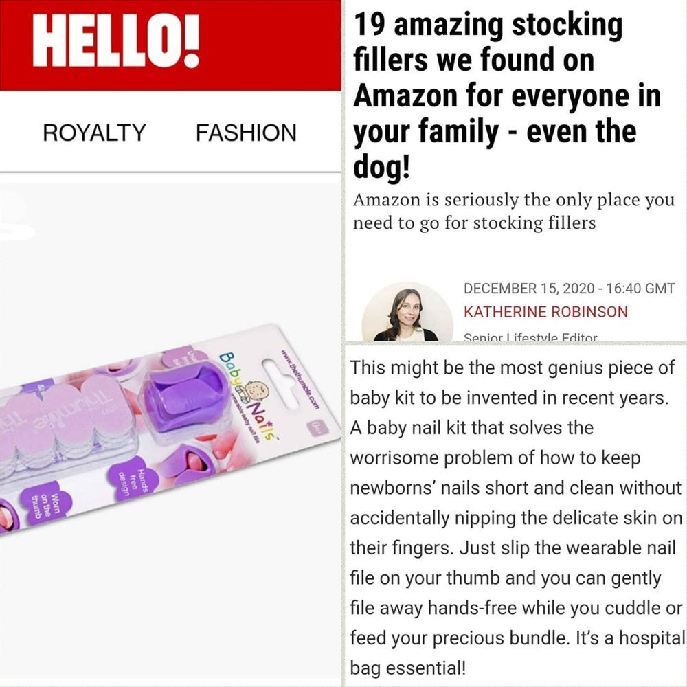 Well Hello Baby Nails®! – Thumble Baby Care